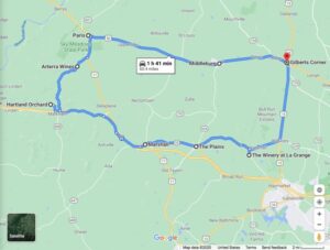 Beautiful Hunt Country Scenic Drive in Northern Virginia