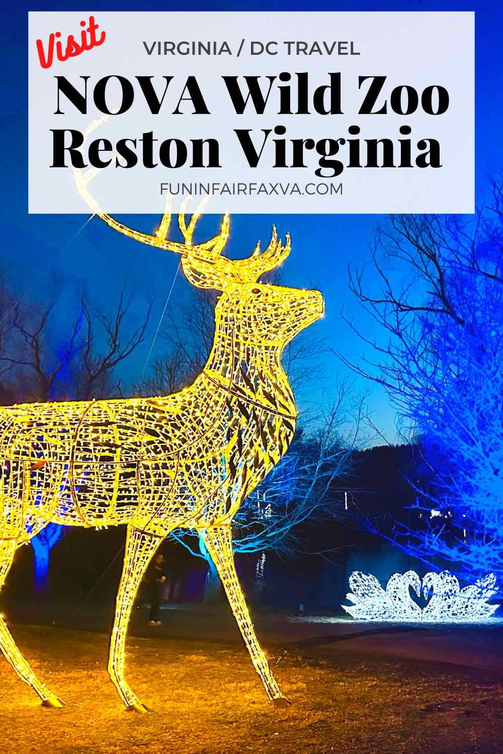 New NOVA Wild Reston Zoo Opens with Light Show